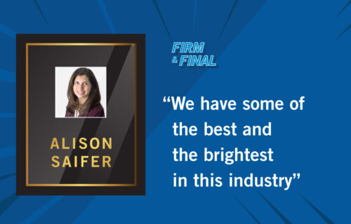 "We have some of the best and the brightest in this industry" – Alison ...
